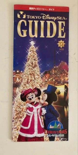 DISNEY SEA GUIDE Map December 2002 £48.08 - PicClick UK