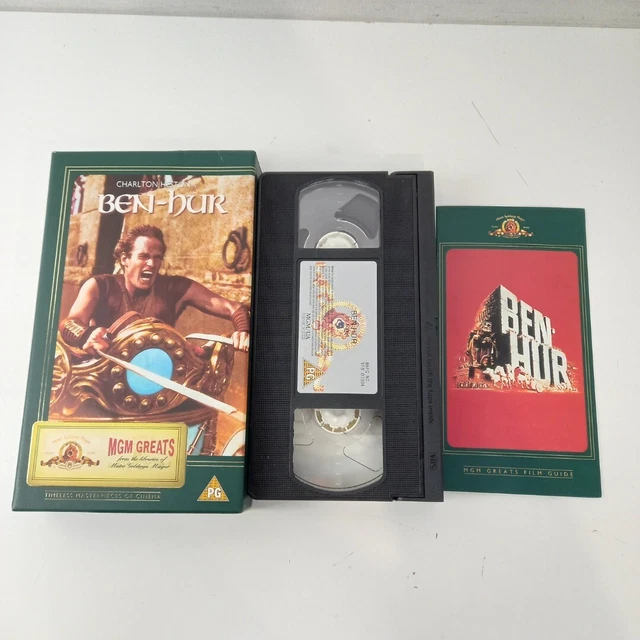 BEN HUR VHS Tape 1997 Special Collectors Edition Charlton Heston -WRDC ...