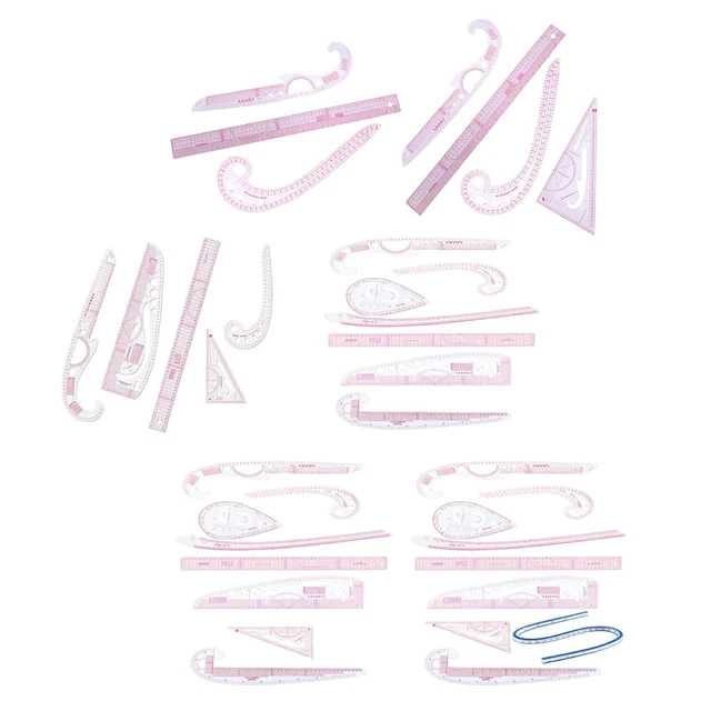FRENCH CURVE RULER Curve Rulers Drawing Template Clothes DIY Sewing ...