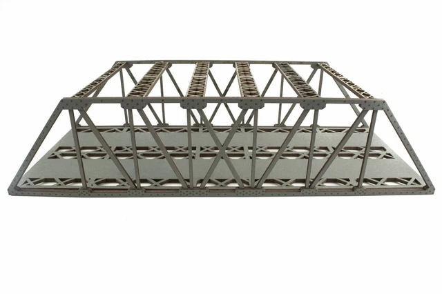 WWS DOUBLE TRACK Hi-Detail Grey MDF Girder Bridge 450mm – OO/HO Model ...