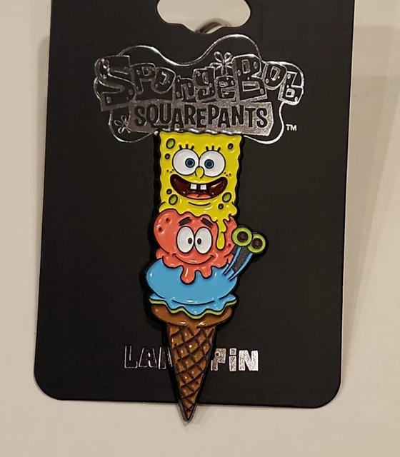 BIOWORLD SPONGEBOB SQUAREPANTS and Patrick Ice Cream Cone Pin NEW £11. ...