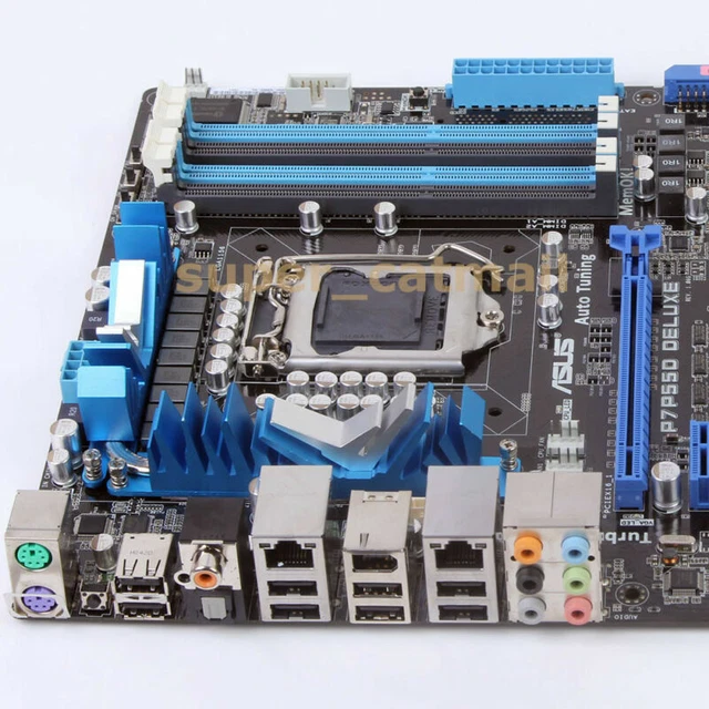 ASUS P7P55D DELUXE LGA 1156 Intel P55 Motherboard ATX DDR3 £140.82 ...