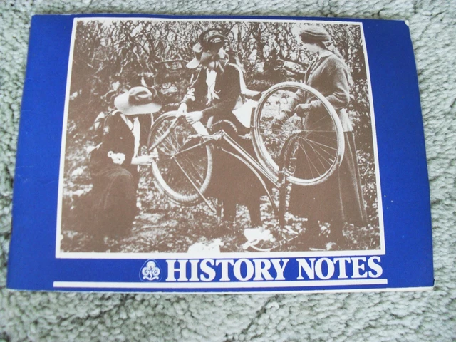 HISTORY OF THE Guide Movement History Notes Girl Guides £10.00 ...