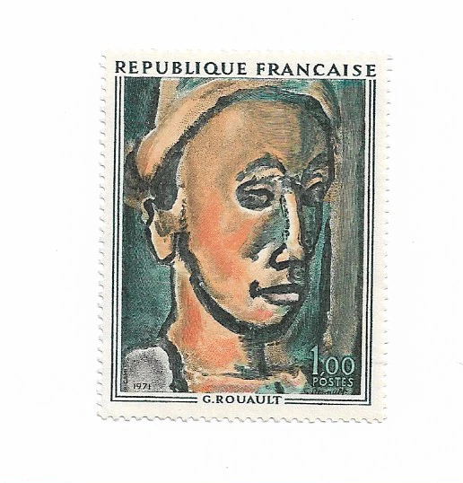 TIMBRES FRANCE NEUFS variétés n°1673 rouge absent visage orange EUR 40 ...