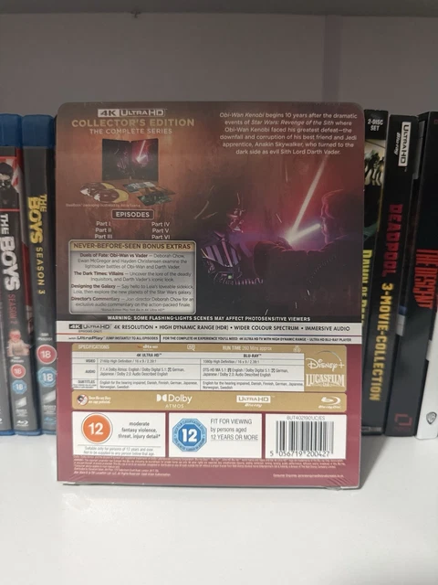 OBI-WAN KENOBI: THE Complete Series Steelbook Limited Edition [12] 4K ...