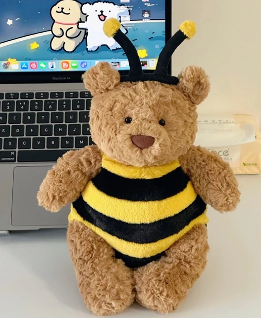 JELLYCAT YELLOW BEE PlushToy Stuffed Bumblebee Animal Soft Bartholomew ...