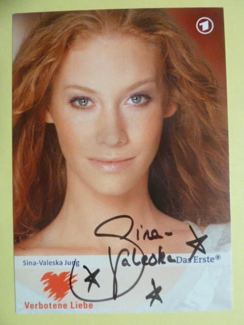 SINA-VALESKA JUNG, DAS Erste Karte "Verbotene Liebe" EUR 2,39 - PicClick DE