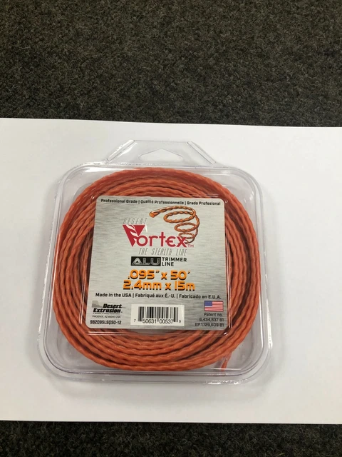 DESERT VORTEX ALU Trimmer Line 2.4mm x 15 metre Professional Quality ...