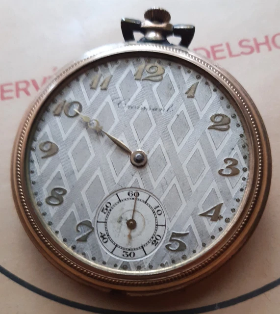 HARDY LL GOLD PLATED CRESCENT POCKET WATCH WITHOUT GLASS £12.88 ...
