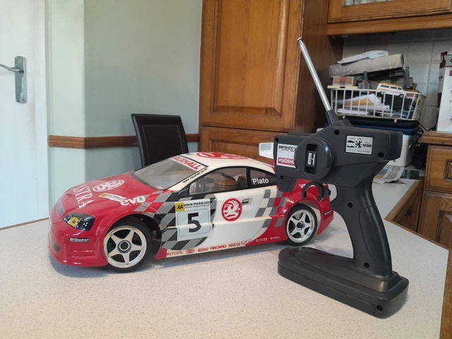 KYOSHO PURETEN ALPHA GX 15 Nitro Rc Car 1/10 With Perfex Kc003 Control ...