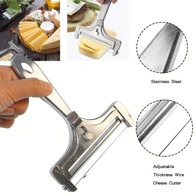 CHEESE SLICER WITH Adjustable Knob 15x11.5x1.5cm Comfortable Handle ...