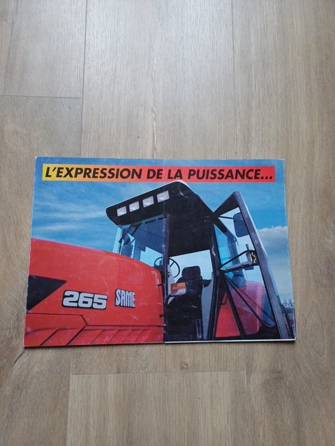 PROSPECTUS TRACTEUR SAME 265 Tractor Prospekt Trattori Agco Traktor ...