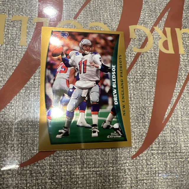 CARTE DE FOOTBALL 1998 Topps Chrome Drew Bledsoe #67 New England ...