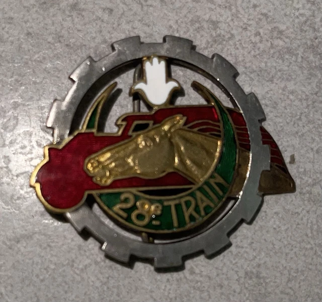 INSIGNE DU 28° Regiment Du Train EUR 14,99 - PicClick FR