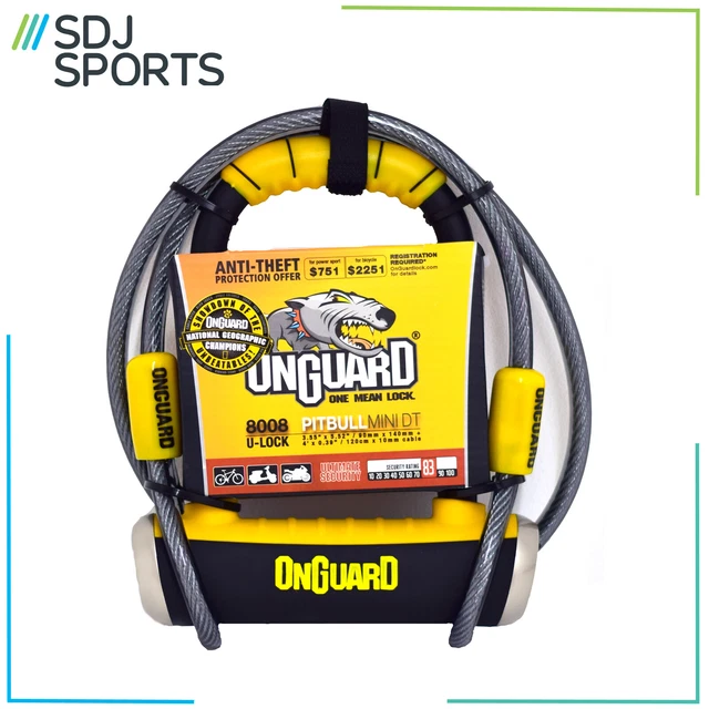 VERROUILLAGE DE VÉLO surguard Pitbull Mini DT 8008 avec câble EUR 50,39 ...