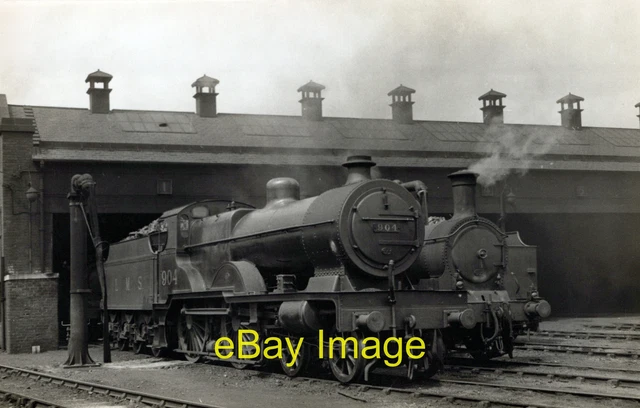 PHOTO RAILWAY LMS Compound 4-4-0 No 904 Polmaide Shed 21/6/1938 £5.00 ...