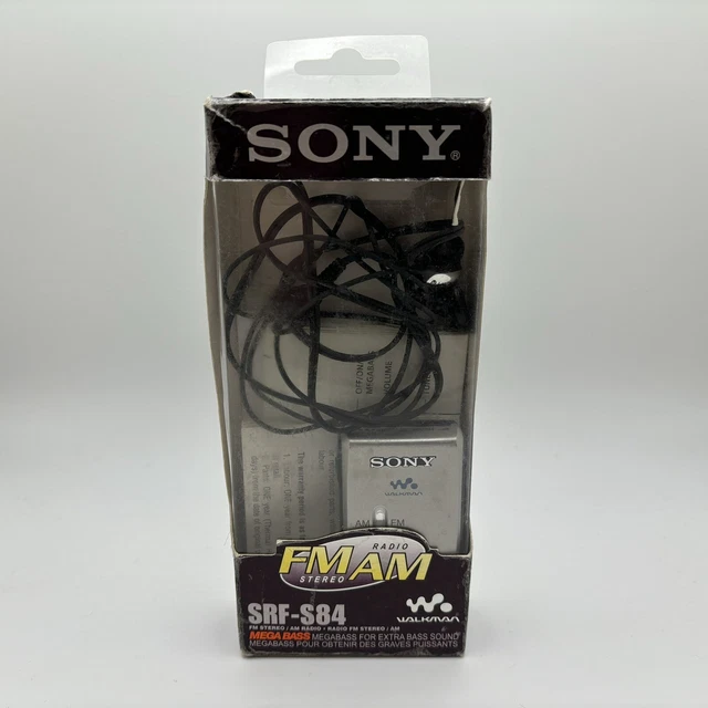 VINTAGE SONY SRF-S84 Portable AM/FM Stereo Radio 2001 (Pre-Owned ...