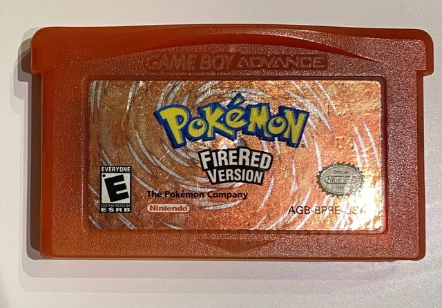 POKEMON: FIRERED VERSION (Nintendo Game Boy Advance, 2004) Authentic ...