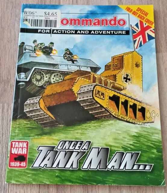 ONCE A TANK Man, Vintage Commando Comic Book, Mint Condition EUR 5,74 ...