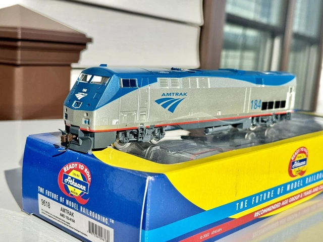 AMTRAK #184 GENESIS P42 AMD-103 GE locomotive diesel phase V Athearn 9618 HO EUR 151,58 ...
