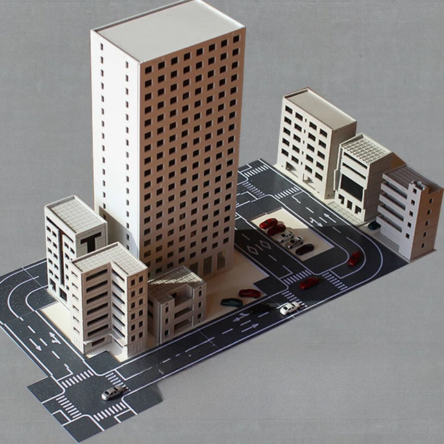 OUTLAND MODELS 1:300 Maßstab Gebäude Modellsatz Züge Bahnanlage Szene ...