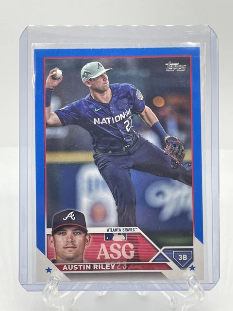 MISE À JOUR 2023 Topps Austin Riley All Star Game ASG bleu #ASG-30 ...