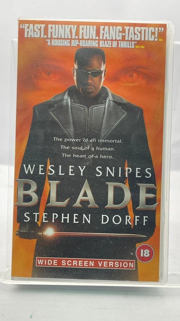 BLADE, STARRING WESLEY Snipes On VHS Video Cassette Tape [Wide Screen ...