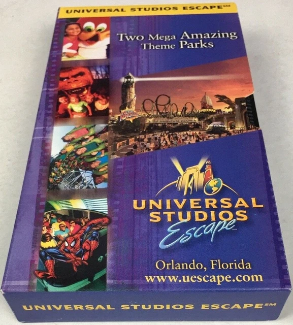 UNIVERSAL STUDIOS ESCAPE Orlando Florida 2000 Holiday Planning Video ...