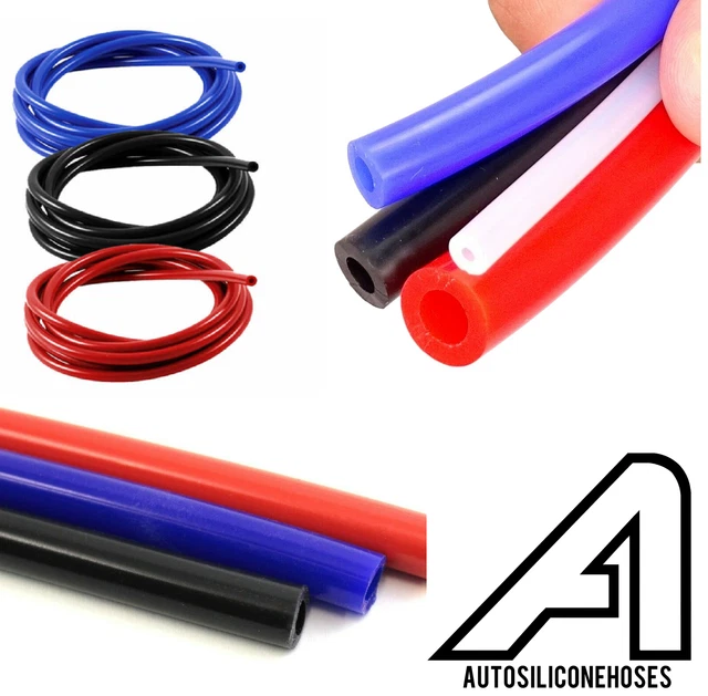 Silicone Vacuum Vac Hose Pipe Tube 3mm 4mm 5mm 6mm 8mm 9mm 10mm 13mm