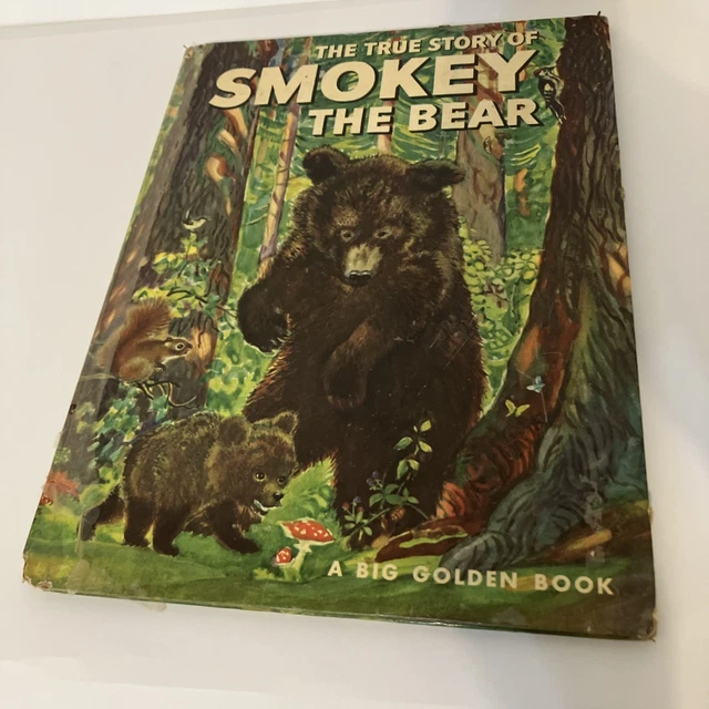 THE TRUE STORY Of Smokey The Bear- A Big Golden Book (1973, 16th ...