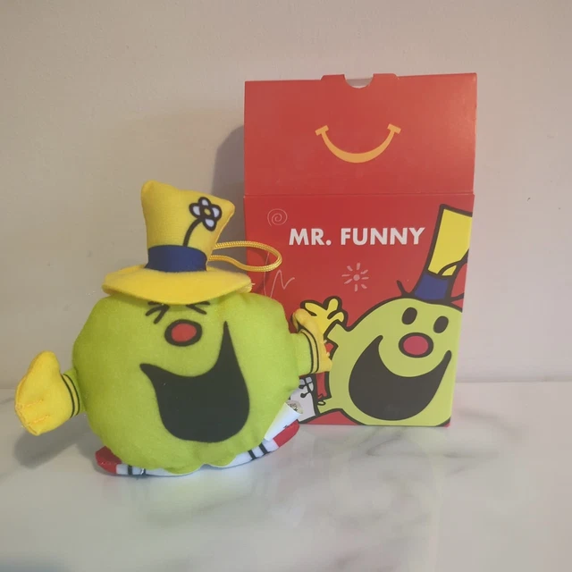 MR MEN MR FUNNY McDonalds 2024 Happy Meal Soft Toy Figure £4.50 ...