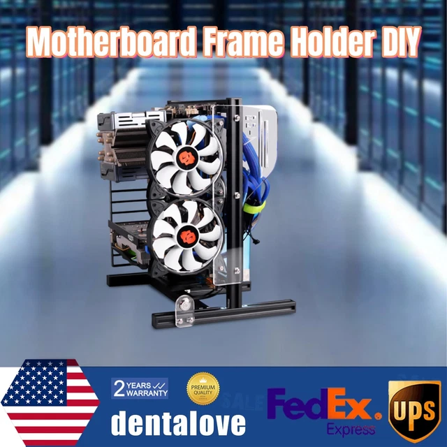 PC FRAME VERTICAL Test Bench Open Air Case Chassic Motherboard Frame ...
