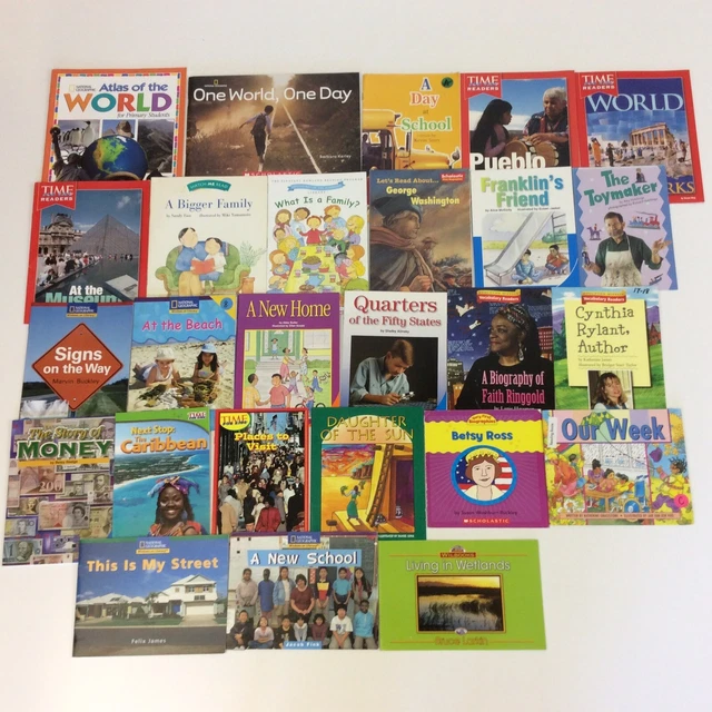 SOCIAL STUDIES HISTORY Preschool Kindergarten 1st Grade 26 Reader Book ...