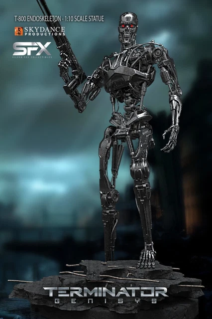 SFX TERMINATOR GENISYS T800 Endoskeleton 1/10 scale statue (Not Iron ...