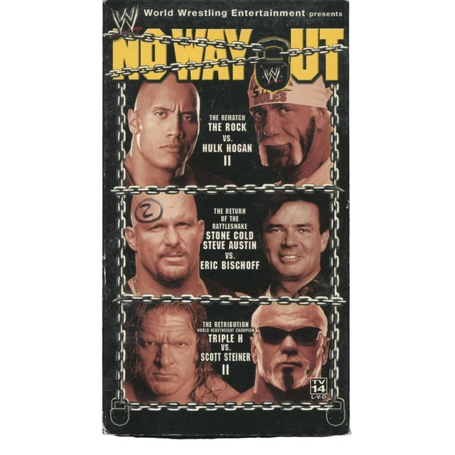 WWE: NO WAY Out (2003) Wrestling VHS Tape - The Rock VS Hulk Hogan £22. ...