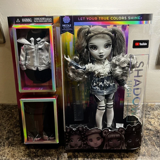 RAINBOW HIGH SHADOW High - Nicole Steel - Grayscale - BRAND NEW ...