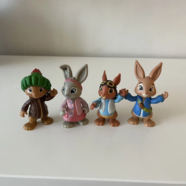 PETER RABBIT CBEEBIES figures Set Mr Tod Lily Bobtail squirrel Nutkin £ ...