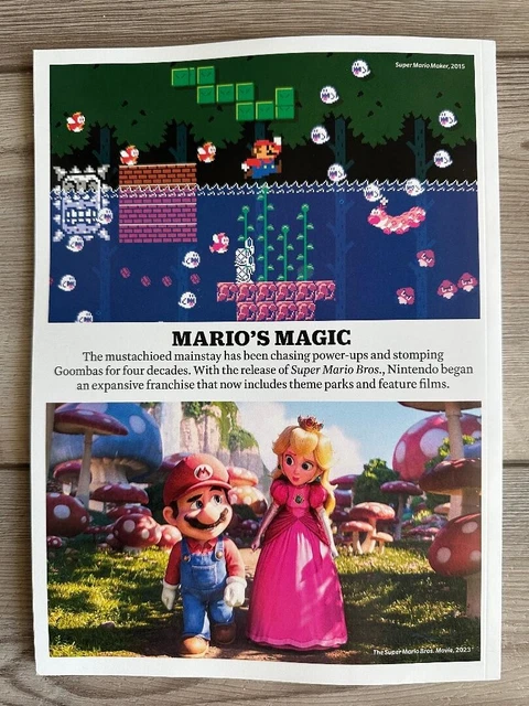 2025 TIME MAGAZINE SUPER MARIO 40 Years SPECIAL EDITION Donkey Kong ...