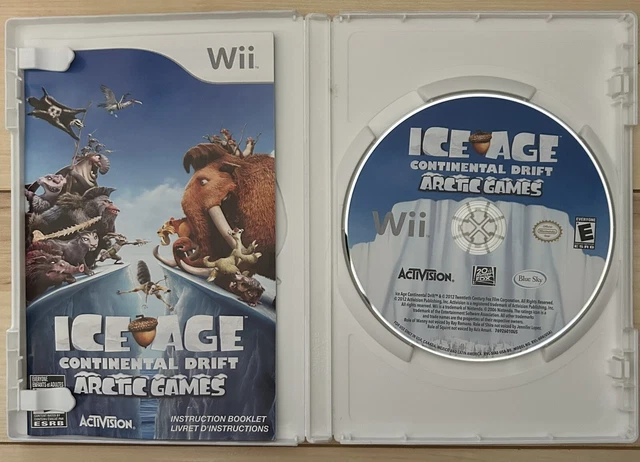 ICE AGE CONTINENTAL DRIFT ARCTIC GAMES Complete with Booklet Nintendo ...