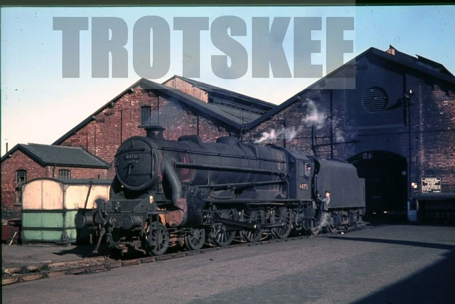 35MM SLIDE BR British Railways Steam Loco 44751 Class 5MT Canklow 1963 ...