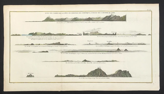 JAMES COOK'S VOYAGE round-the-world third print with Six views c1776 £ ...