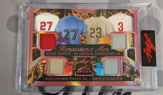 CARTE PATCH MAILLOT quad Leaf Art Of Sport 2023 5/7 truite Guerrero ...