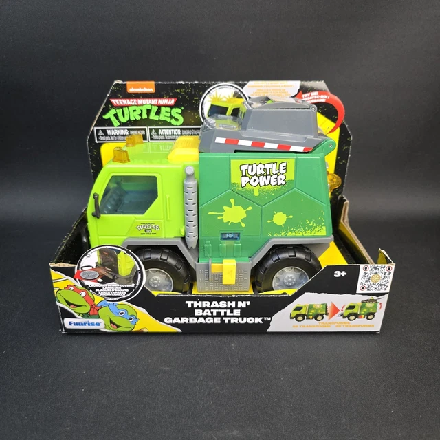 TEENAGE MUTANT NINJA Turtles Nickelodeon THRASH N' BATTLE GARAGE TRUCK ...