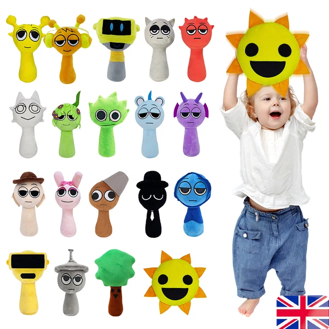 SPRUNKI PLUSH TOY Simon Oren Winda Sprunki Character Doll Plush Toy ...