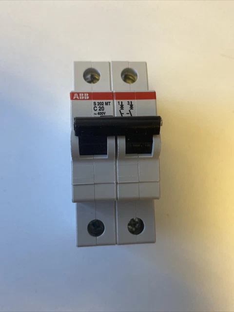ABB STOTZ-KONTAKT S202MT-C20 , Sicherungsautomat C-Char., 10 kA, 20 A, 2P , 2CDS EUR 89,00 ...