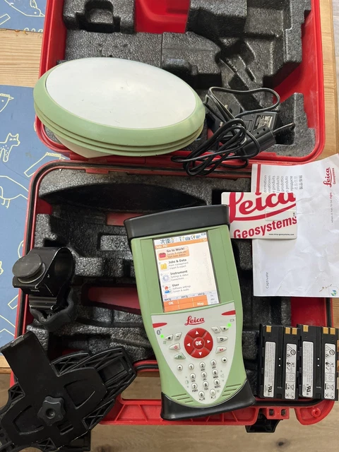 LEICA GS08+ NETROVER GNSS Receiver CS10 Field Controller Kit Used £720. ...
