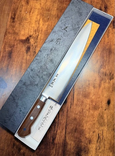 MASAMOTO SOHONTEN GYUTO Japanese Kitchen Knife 275mm / 410mm Used $424. ...