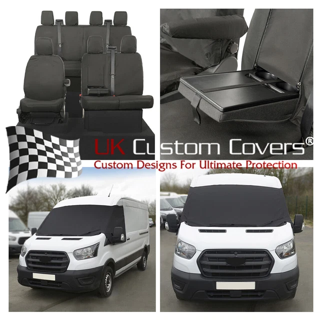 FORD TRANSIT VAN Mk9 (& Tipper) All Seat Covers & Screen Wrap 2025+ 420 ...