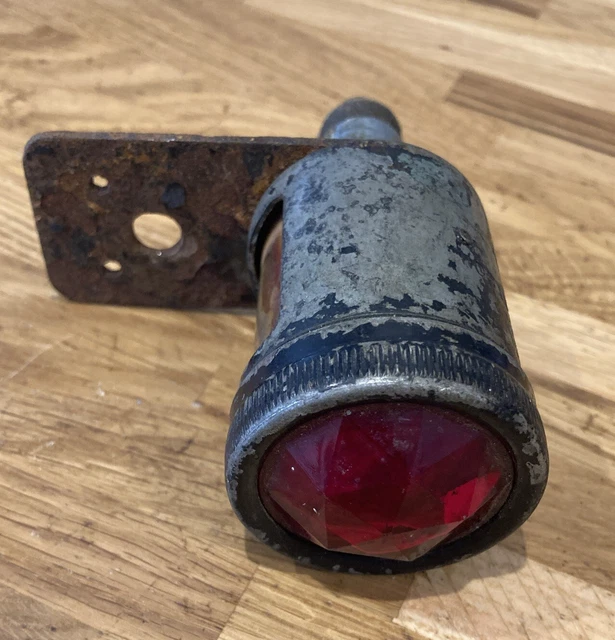 VINTAGE/ VETERAN MOTOR Cycle/ Car Rear Lamp/ Light - Pre War? Lucas ...