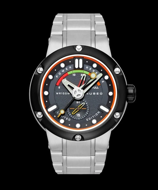 NUBEO MARS NB-6028-11 Automatik Uhr Limit Edition mit Power Reserve ...